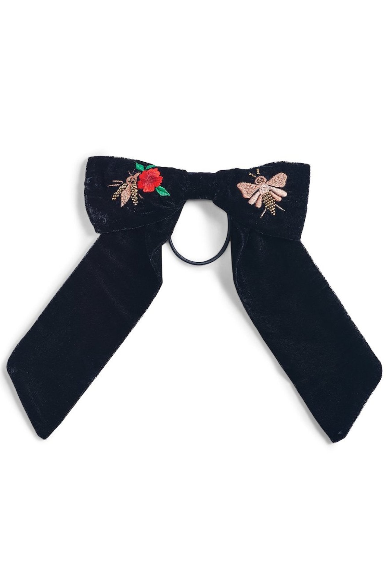 AVRIL Scarf Blouson Embroidered Dress | CLC by Corey Lynn Calter