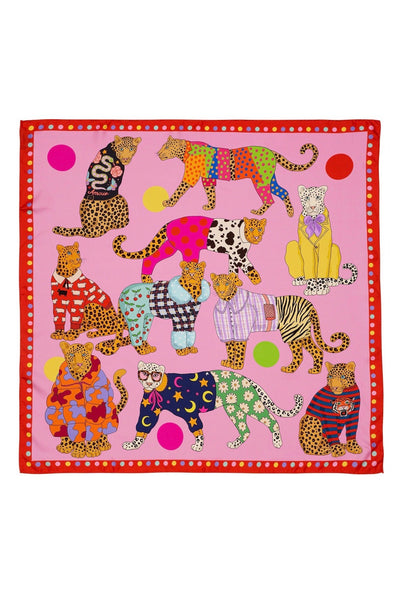 A Leopard Never Changes It's Spots Silk Scarf – CLC by Corey Lynn Calter